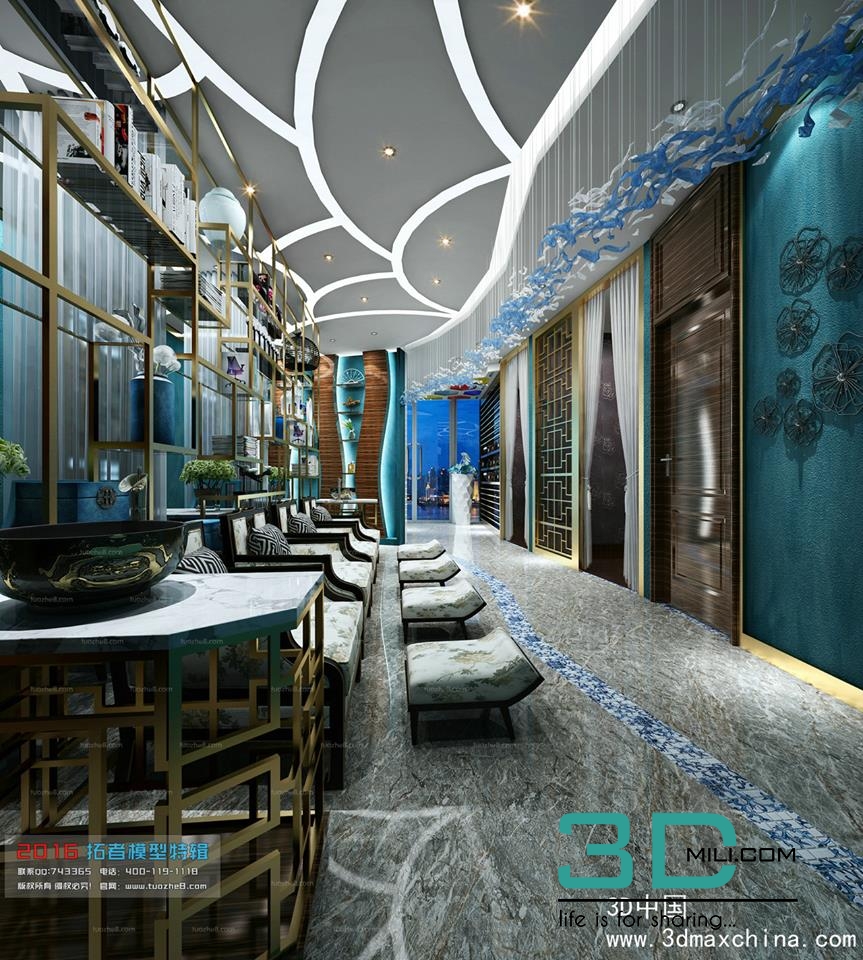 09. 3D Scene SPA 3dsmax File Free Download - Free 3D Models for 3ds Max ...