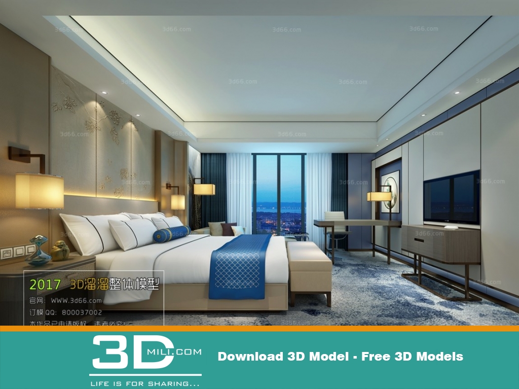 34 Bed Room Hotel 3dsmax File Free Download 3dmili 2025 Download 3d