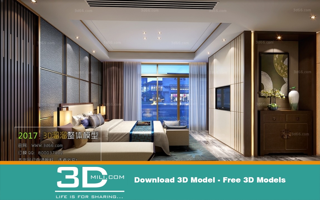 32 Bed Room Hotel 3dsmax File Free Download 3dmili 2025 Download 3d