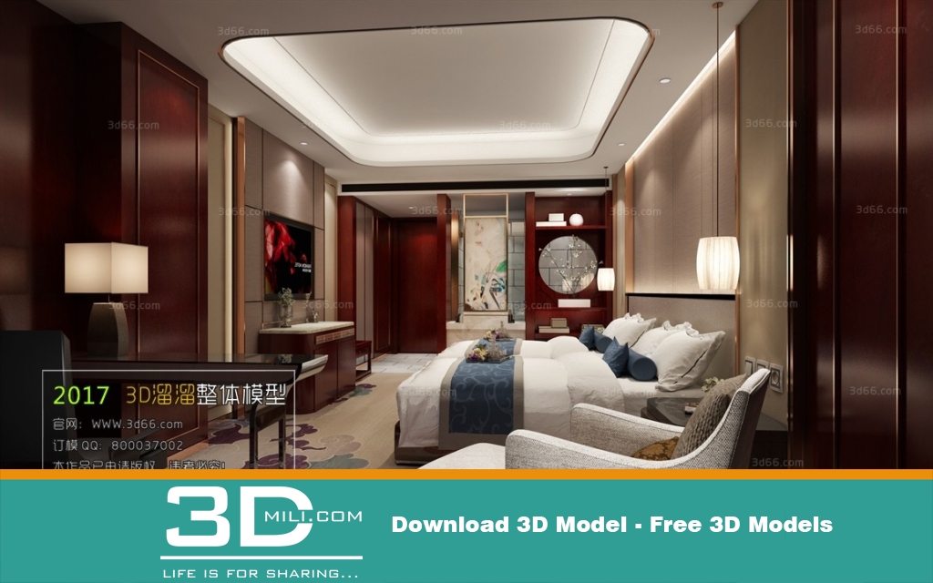 37 Bed Room Hotel 3dsmax File Free Download 3dmili 2025 Download 3d