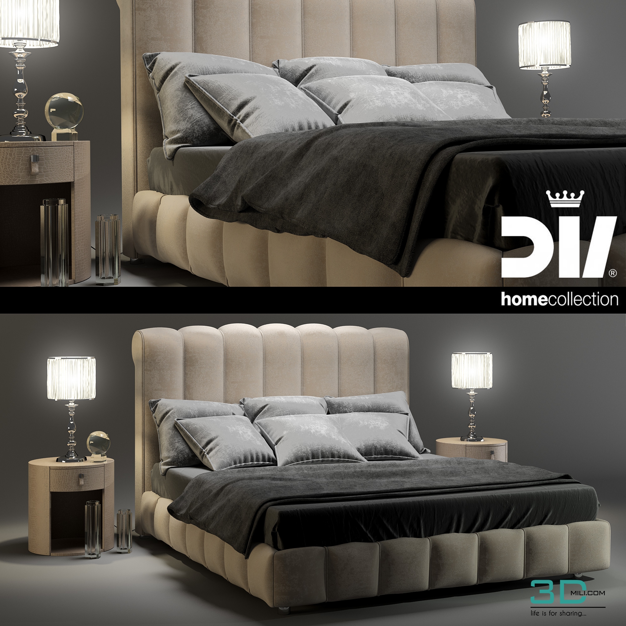 98. DV Home collection bed byron letto