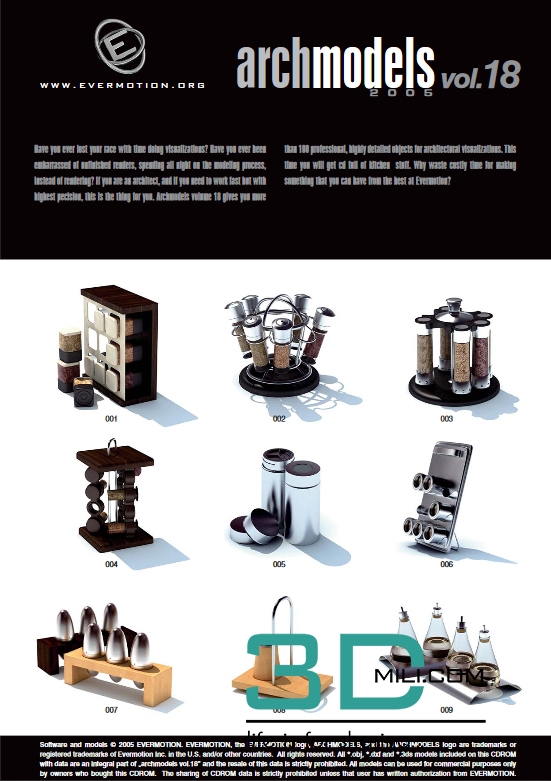 Evermotion Archmodels Vol 18: Kitchen equipment