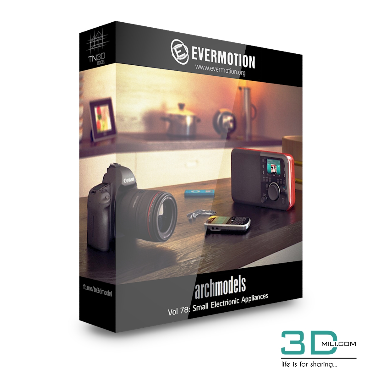Evermotion Archmodels Vol 78: Small Electrionic Appliances - 3DMili ...