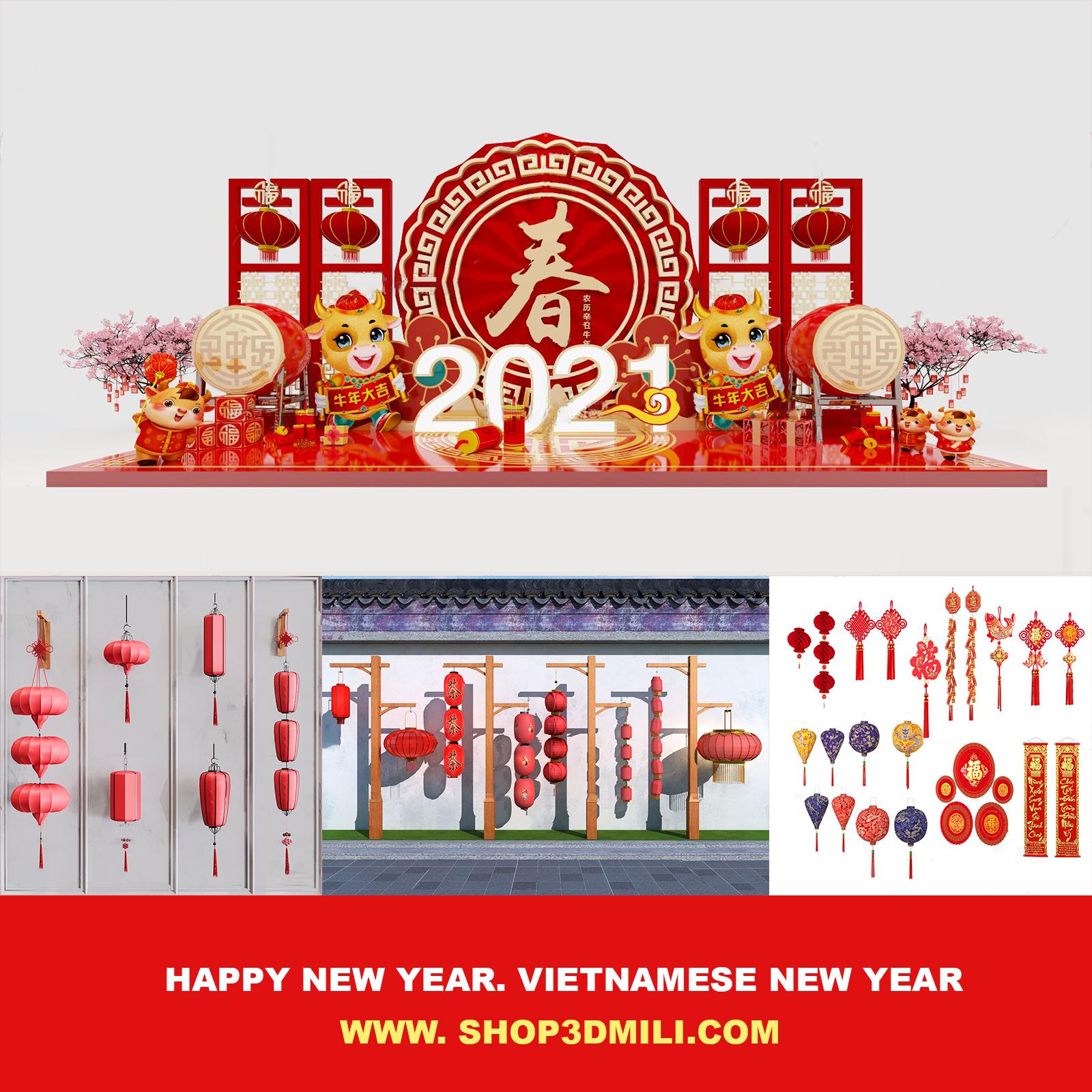 Happy New Year 2021. Vietnamese New Year Free Download - 3DMili 2025 ...