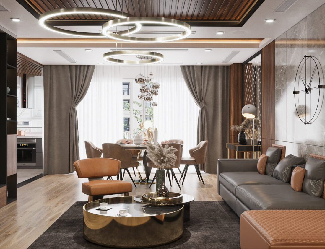 3D Interior Kitchen – Livingroom 168 Scene 3dsmax By Dung Dac - 3DMili ...