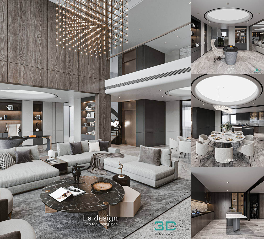 Apartment Luxury 04 3D Model By Arc Cao Son